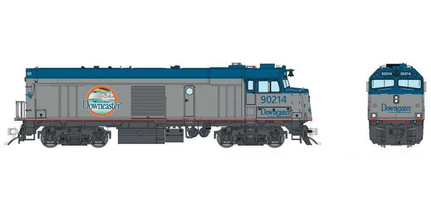 Rapido 81021 HO Scale NPCU "Cabbage" Amtrak 90220 (Downeaster) - DC — White Rose Hobbies