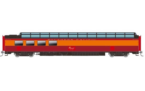 Rapido Trains 175003 HO Scale Dome Lounge Southern Pacific "Daylight ...