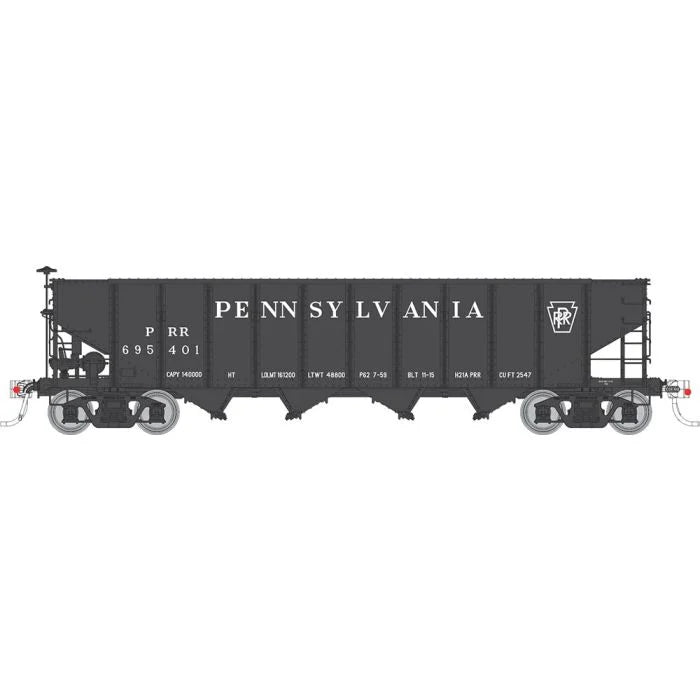 Rapido Trains 178009 HO Scale H21a Pennsylvania PRR 6 Pack (1961+ Plai ...