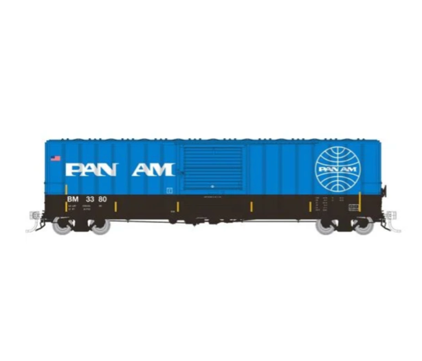 Rapido Trains 198002A HO Scale PC&F 5241 Boxcar Pan Am B&M (# Varies) — White Rose Hobbies