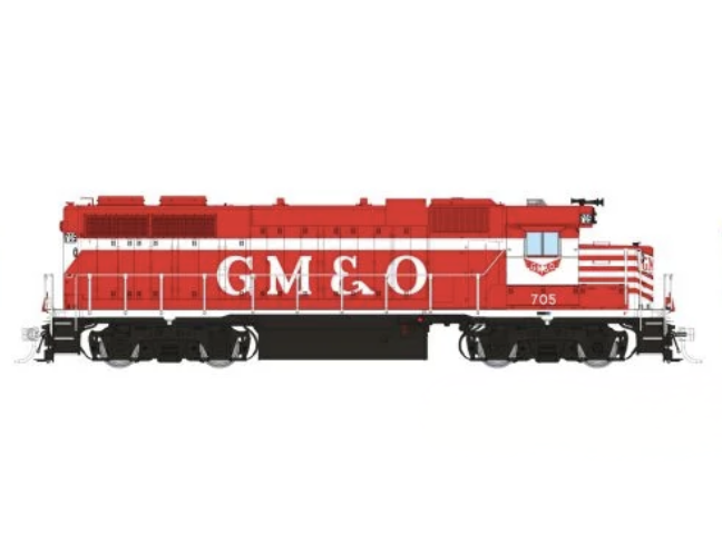 Rapido Trains 38058 HO EMD GP38 Gulf Mobile & Ohio GM&O 713 - DC — White Rose Hobbies