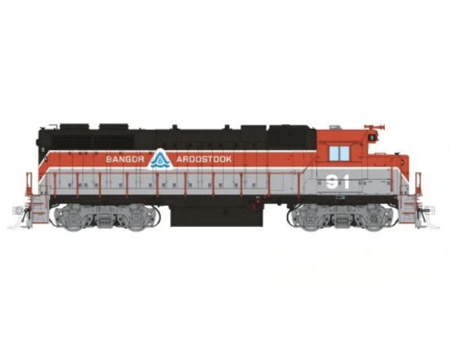 Rapido Trains 38543 HO EMD GP38 Bangor and Aroostook BAR 92 - DCC & So — White Rose Hobbies