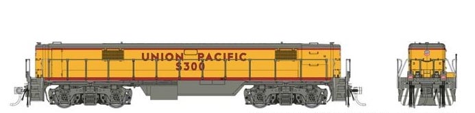 Rapido Trains 40529 HO Scale EMD GP40 Diesel Mother + Slug Union Pacif ...
