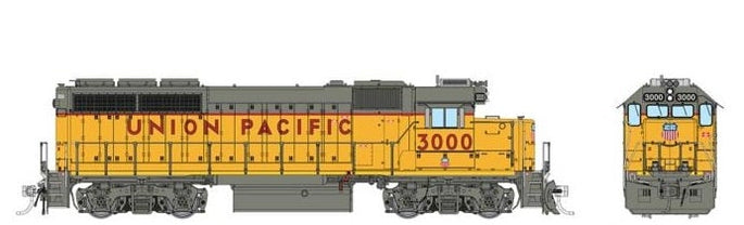 Rapido Trains 40529 HO Scale EMD GP40 Diesel Mother + Slug Union Pacif ...