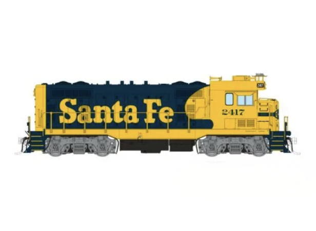 Rapido Trains 70604 HO ATSF Square Cab CF7 Santa Fe - Warbonnet 2443 - — White Rose Hobbies