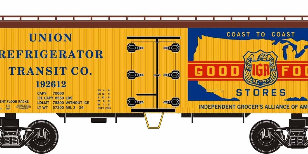 Ready Made Trains (RMT) 86199-262 O Scale 36' Wood Side Reefer Car Iga ...