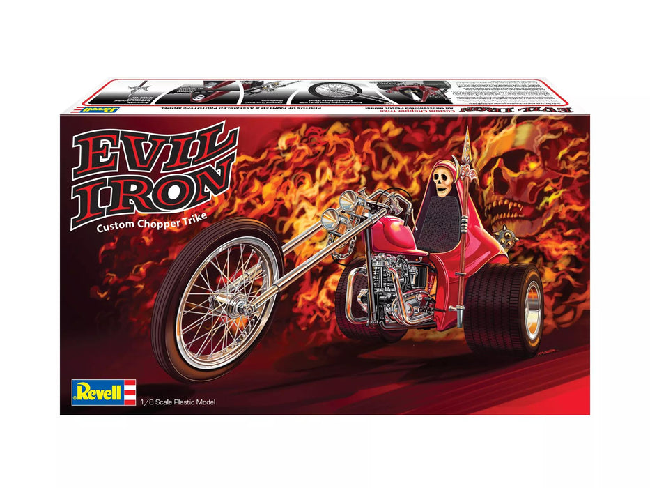 Revell 17325 1/8 Evil Iron Trike Skill Level 5 Model Kit — White Rose ...