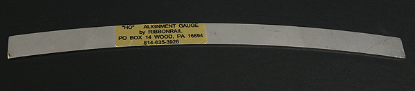 Ribbon Rail 1028 HO Scale 10" Track Alignment Gauge 28" Radius — White ...