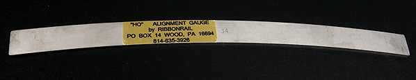 Ribbon Rail 1034 HO Scale 10" Track Alignment Gauge 34" Radius — White ...