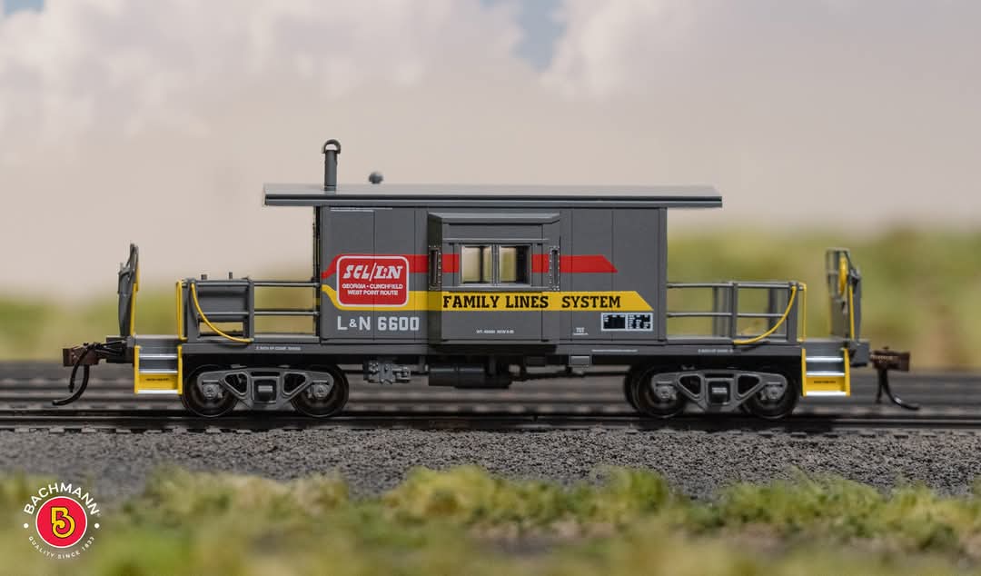 Bachmann 76405 HO Scale Transfer Caboose Family Lines System L&N 6600 ...