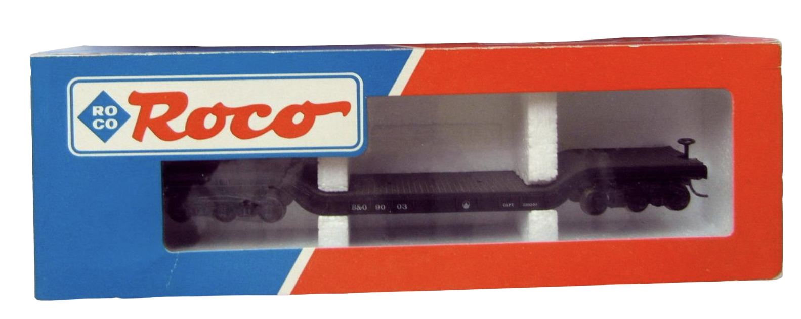 Roco 48992 HO Scale Heavy Duty Center Depressed Flatcar Baltimore & Oh ...