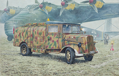 Roden Models 730 1/72 Opel Blitz Tankwagen Kfz. 385 Model Kit — White ...