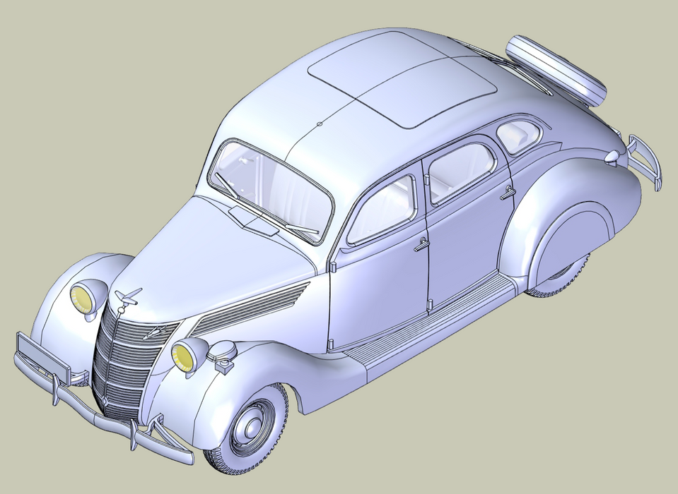 Roden Models 817 1/35 Ford V8 G81A Model Kit — White Rose Hobbies