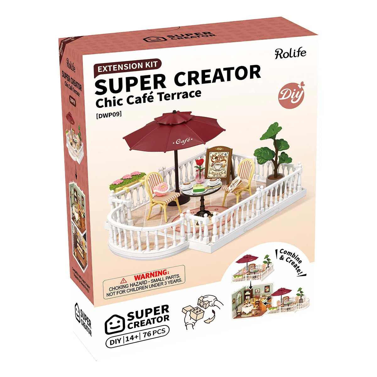Rolife ROEDWP09 DIY Super Creator Series - Chic Cafe Terrace Extension ...