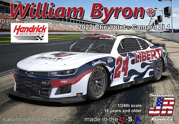 Salvinos JR Models 31610 1/24 Hendrick Motorsports William Byron 2022 ...