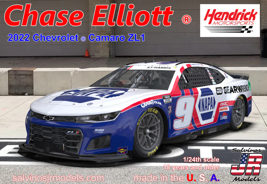 Salvinos JR Models 37470 1/24 Hendrick Motorsports Chase Elliott 2022 ...