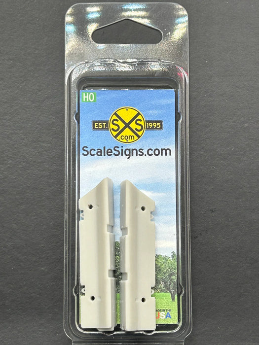 ScaleSigns HO-13 HO Scale Jersey Barriers (A, B Ends) — White Rose Hobbies
