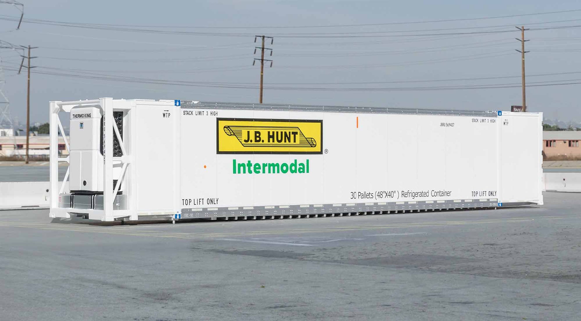 ScaleTrains 11732 HO Scale CIMC 53' Reefer Container with Sound JB Hun ...