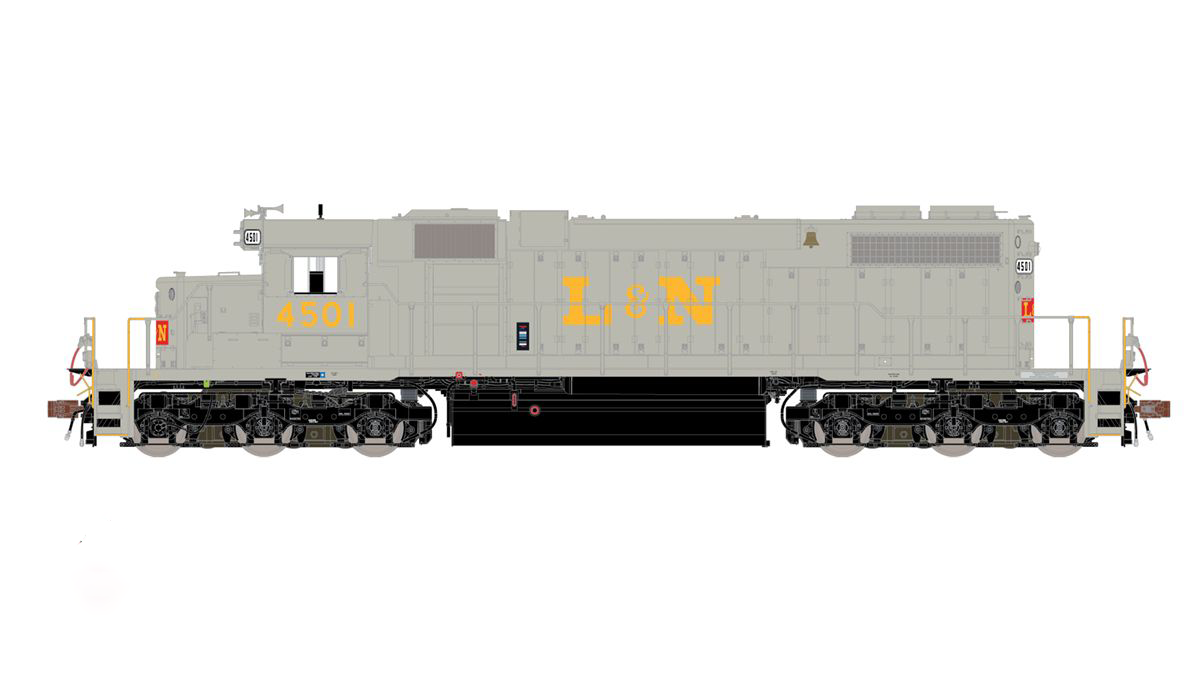 ScaleTrains 33137 HO Scale EMD SD38-2 Diesel L&N 4504 - DCC LokSound ...
