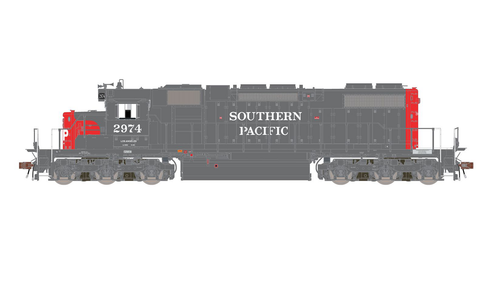 ScaleTrains 33153 HO Scale EMD SD38-2 Diesel Southern Pacific SP 2974 — White Rose Hobbies