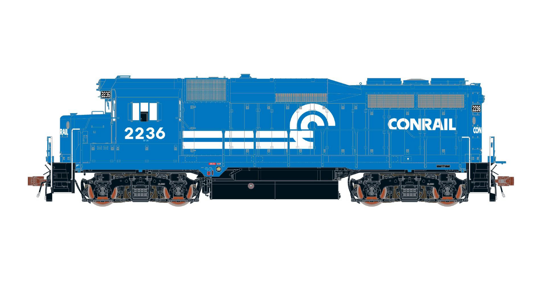 ScaleTrains Rivet 39234 HO Scale EMD GP30 Conrail CR 2236 — White Rose Hobbies