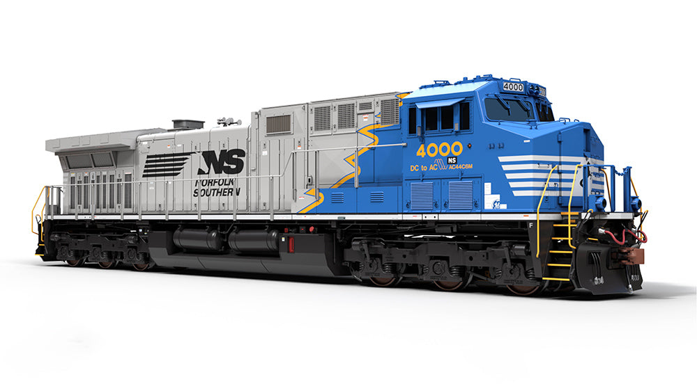 ScaleTrains 39884 HO Scale GE AC44C6M Norfolk Southern “Sonic Bonnet” — White Rose Hobbies