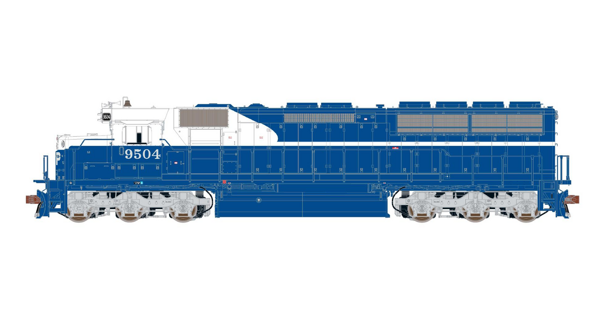 ScaleTrains Museum Quality 70099 HO Scale EMD SD45X Southern Pacific ...