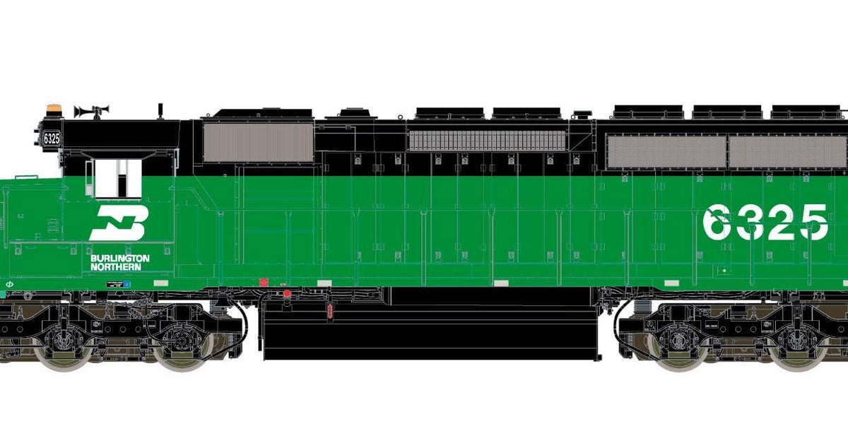 ScaleTrains Rivet 38784 HO Scale EMD SD40-2 Burlington Northern BN 633 — White Rose Hobbies