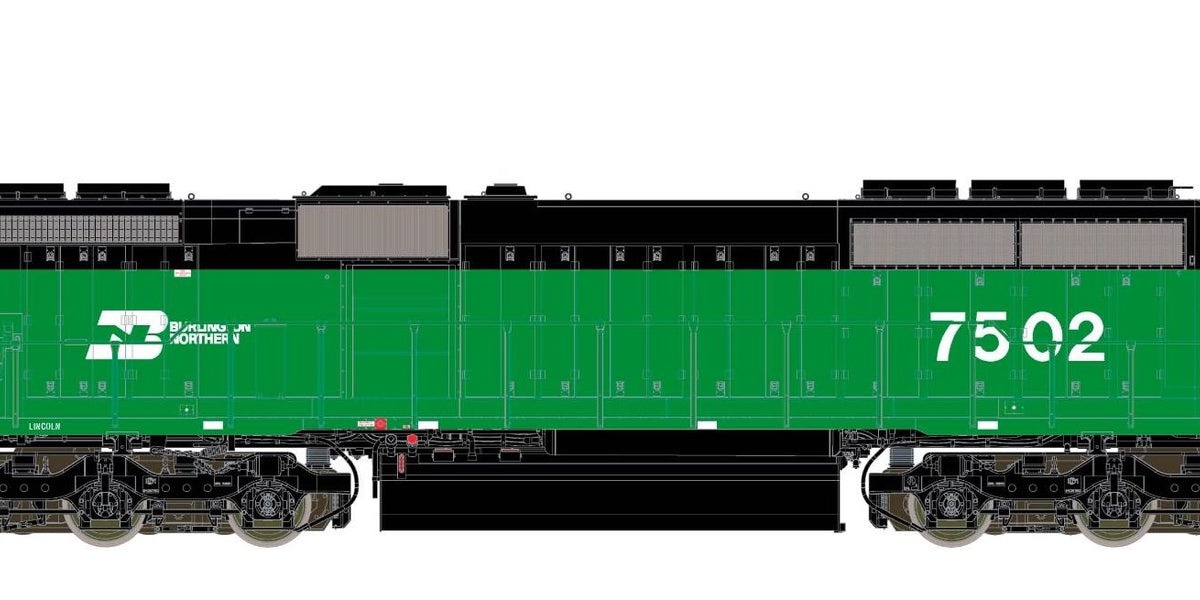 ScaleTrains Rivet 38790 HO Scale EMD SD40-2B Burlington Northern BN 75 — White Rose Hobbies