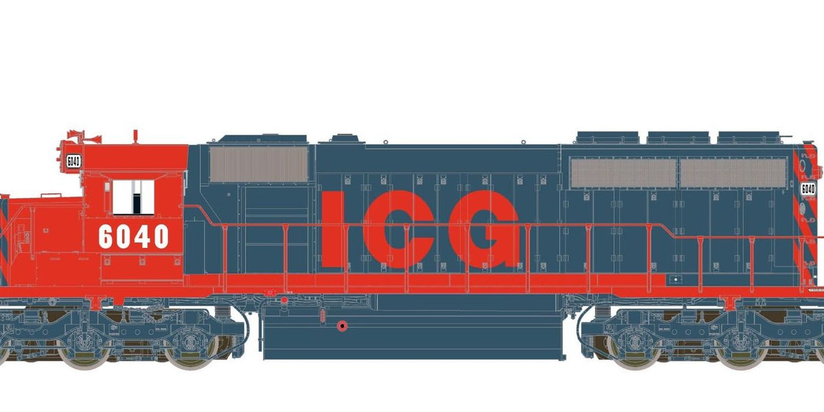 ScaleTrains Rivet 38804 HO Scale EMD SD40-2 Illinois Central Gulf ICG — White Rose Hobbies
