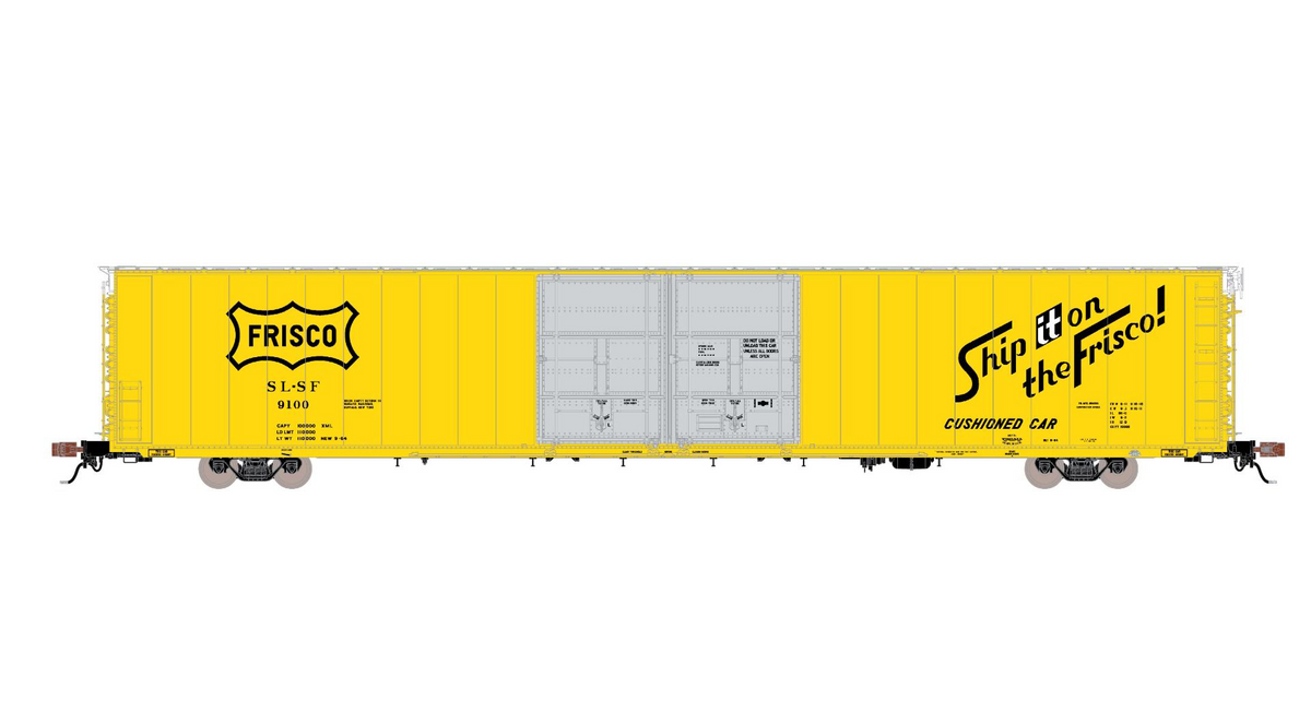 ScaleTrains Rivet 39065 HO Scale Thrall 86' Double Door Boxcar Frisco — White Rose Hobbies