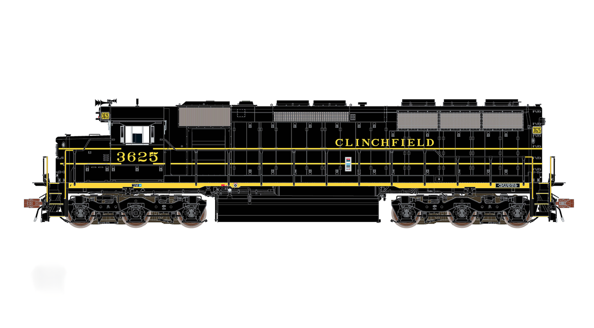 ScaleTrains Rivet 39767 HO Scale EMD SD45 Phase IIc Clinchfield "ex-SC — White Rose Hobbies