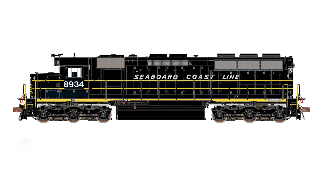 ScaleTrains Rivet 39772 HO Scale EMD SD45 Phase IIc Seaboard System"ex — White Rose Hobbies