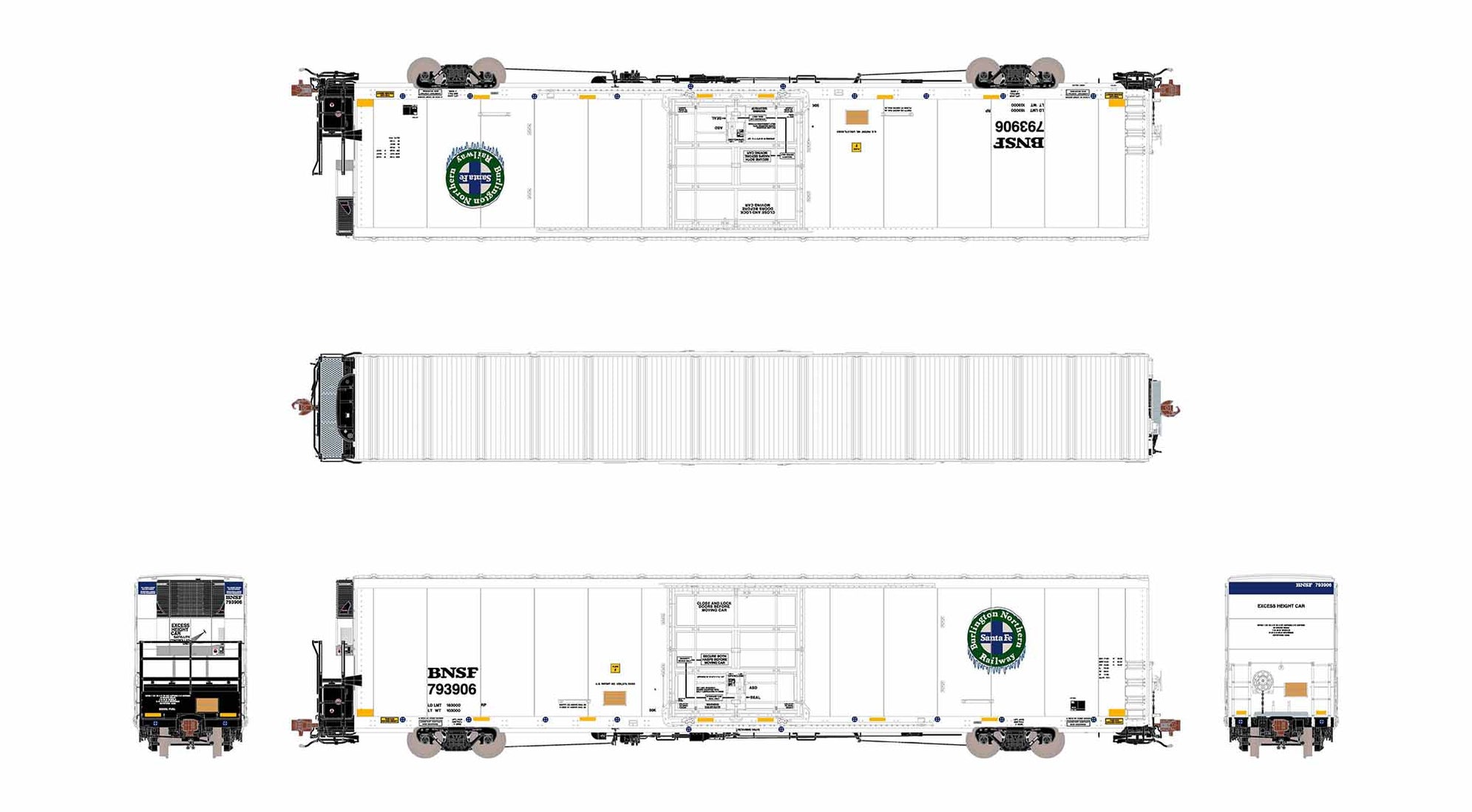 ScaleTrains Rivet 40149 HO Scale 82' 7111 Mechanical Reefer with Sound ...