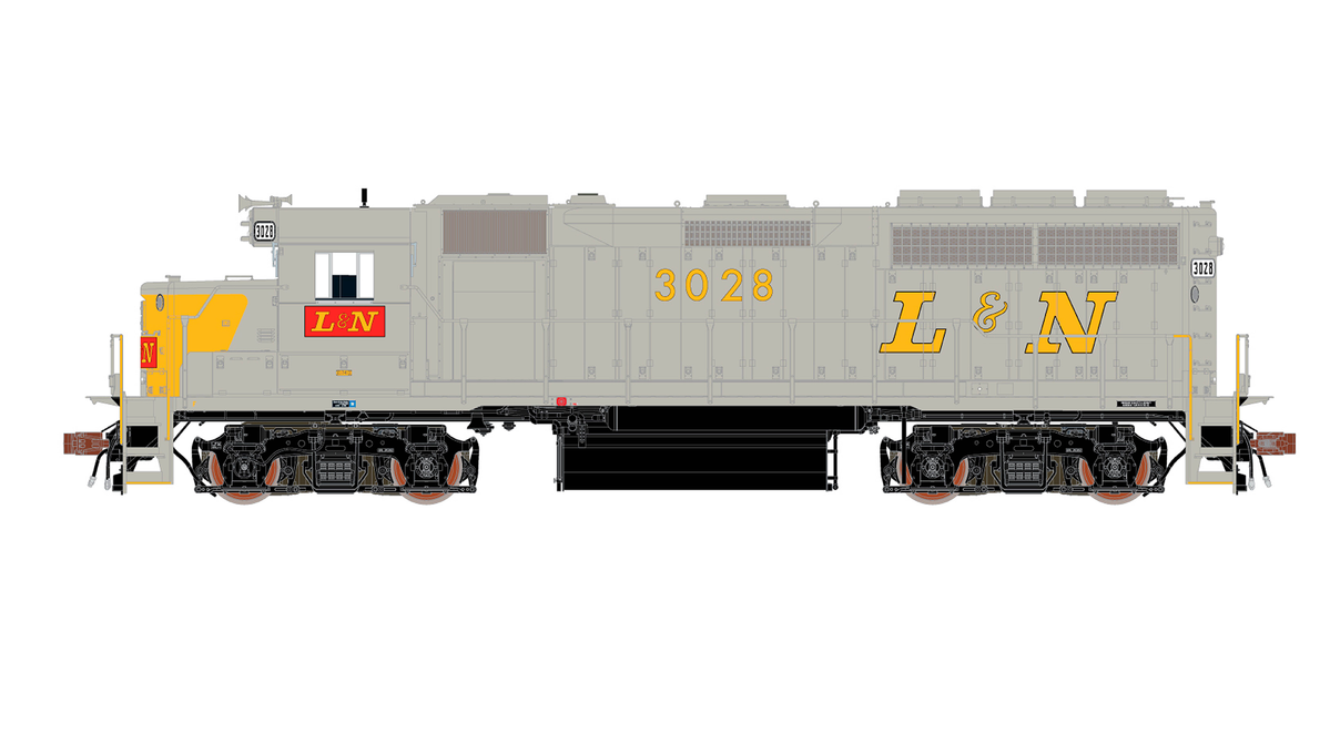 ScaleTrains Rivet 40197 HO Scale EMD GP40 Phase Ia2 L&N 3028 DCC & Sou — White Rose Hobbies