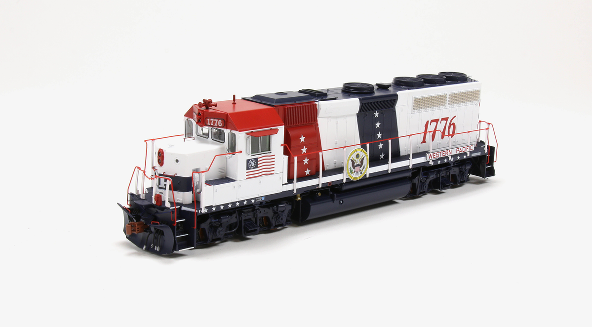 ScaleTrains Rivet 40223 HO Scale EMD GP40 Phase IIc Bicentennial WP 17 ...