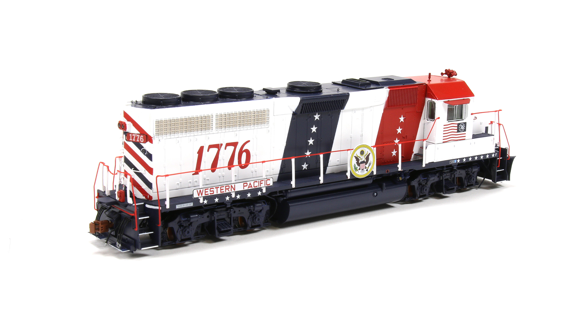 ScaleTrains Rivet 40224 HO Scale EMD GP40 Phase IIc Bicentennial WP 17 ...