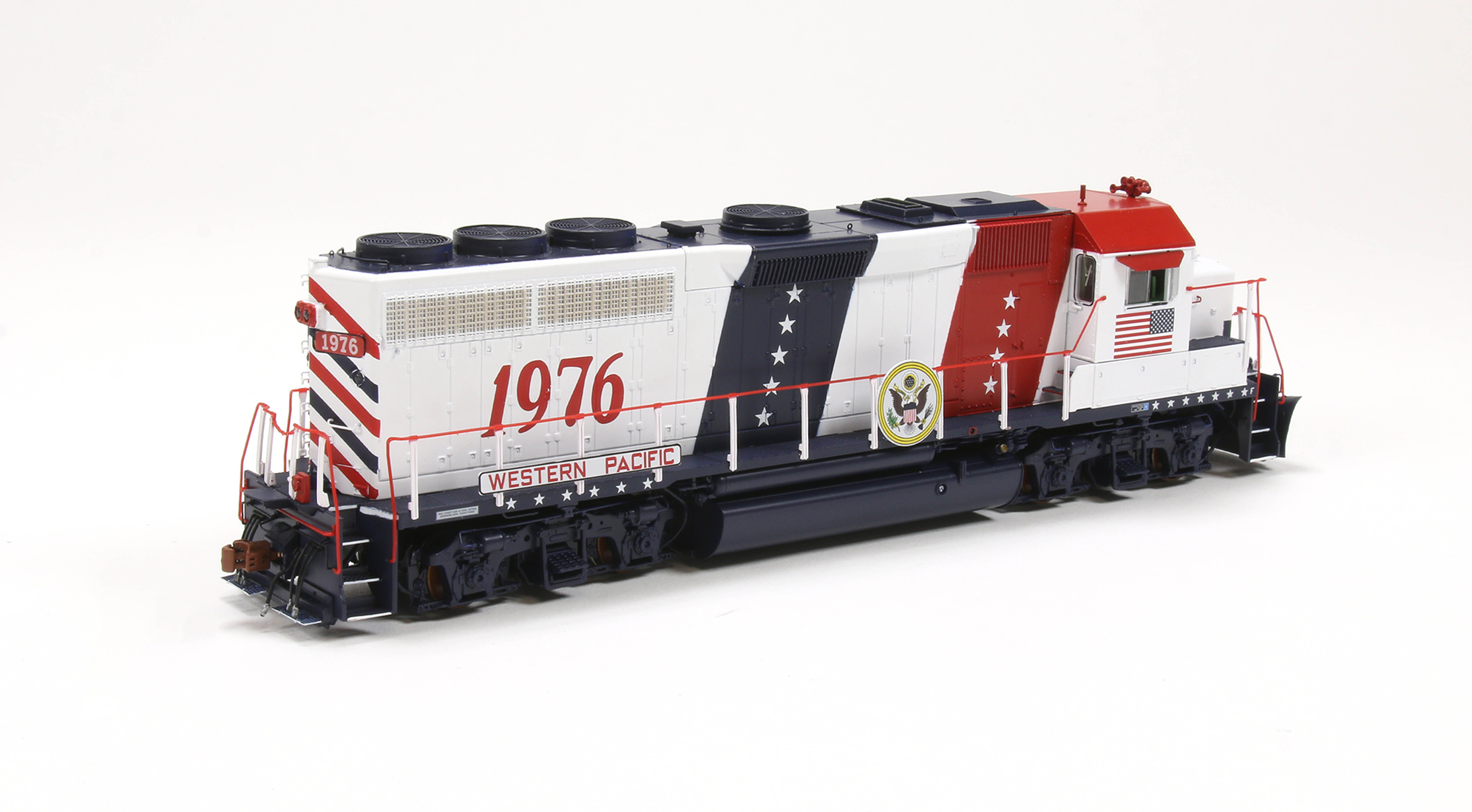 ScaleTrains Rivet 40225 HO Scale EMD GP40 Phase IIc Bicentennial WP 19 ...