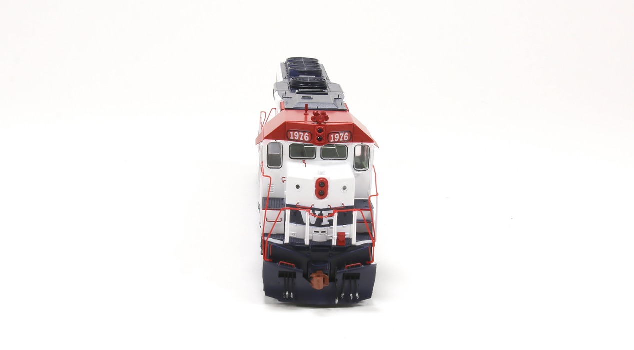 ScaleTrains Rivet 40226 HO Scale EMD GP40 Phase IIc Bicentennial WP 19 — White Rose Hobbies