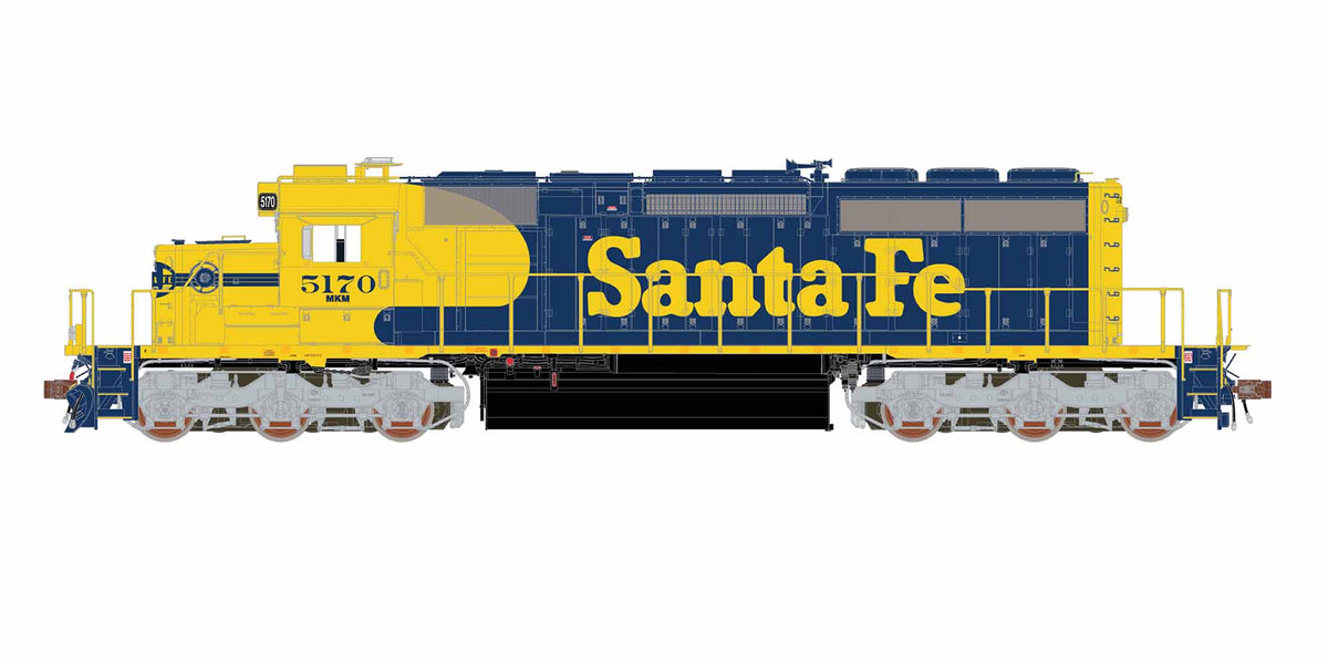 ScaleTrains Rivet 40744 HO Scale EMD SD40-2 Santa Fe ATSF 5170 - DC (w — White Rose Hobbies