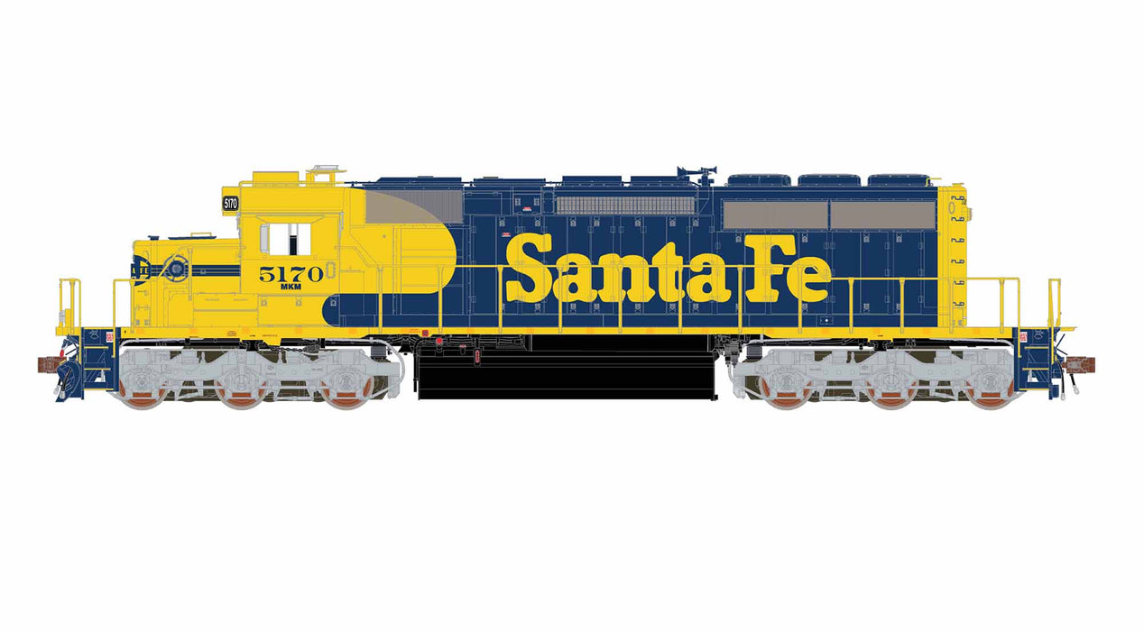 ScaleTrains Rivet 40744 HO Scale EMD SD40-2 Santa Fe ATSF 5170 - DC (w — White Rose Hobbies