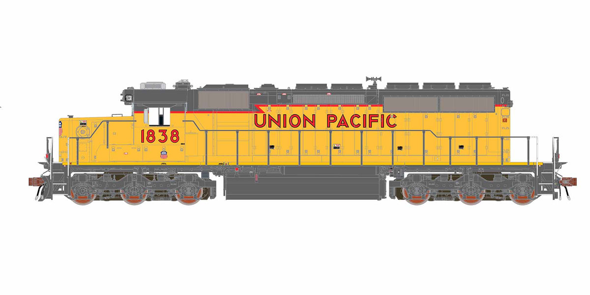ScaleTrains Rivet 40805 HO Scale EMD SD40-2 Union Pacific UP 1838 - DC — White Rose Hobbies