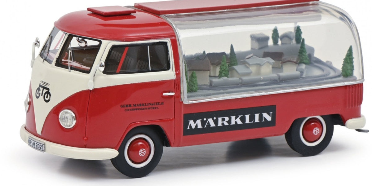 Schuco 452671500 HO Scale (1:87) VW T1 Märklin Advertising Van — White ...