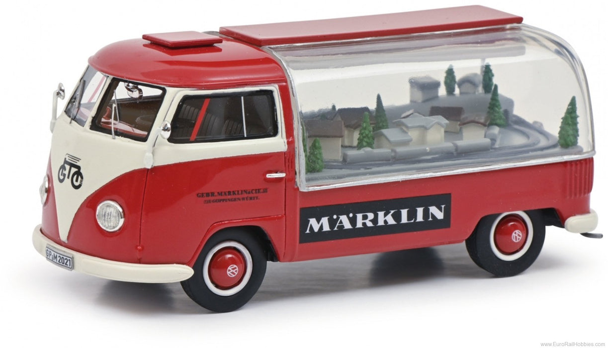 Schuco 452671500 HO Scale (1:87) VW T1 Märklin Advertising Van — White ...