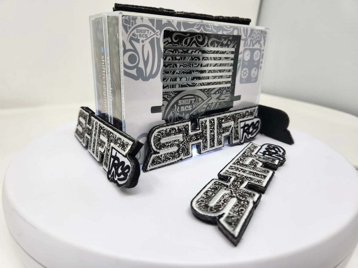 Shift RCS Logo Velcro Patch — White Rose Hobbies
