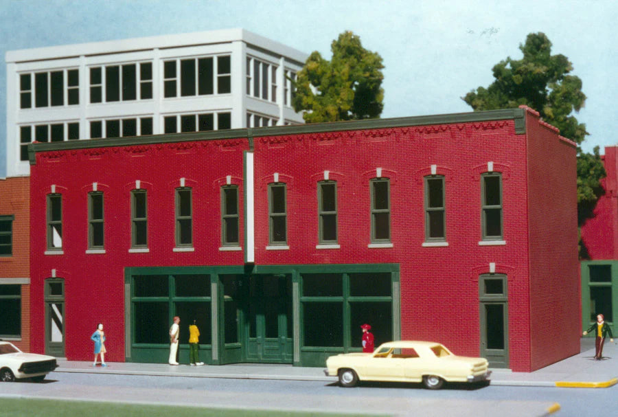 Smalltown USA 699-6015 HO Scale Furniture Showroom Building Kit — White ...