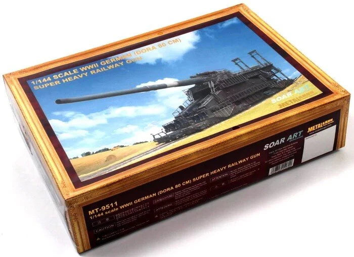 Soar Art 9511 1/144 WWII German Dora 80 cm Super Heavy Railgun Model K ...