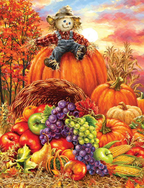 Springbok 33-01663 Harvest Cornucopia 500 Piece Puzzle — White Rose Hobbies