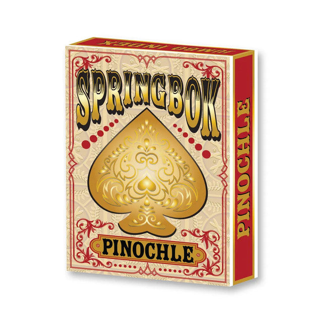 Springbok Pinochle Jumbo Print Playing Cards — White Rose Hobbies