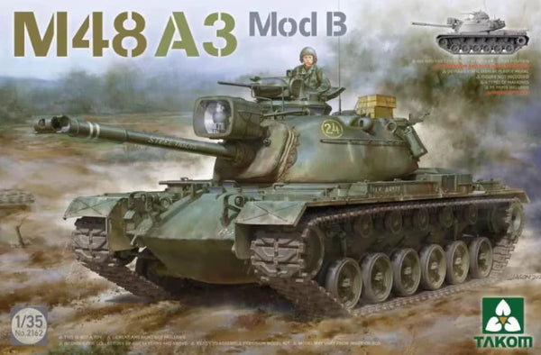 Takom 2162 1/35 M48A3 Mod B Tank Model Kit — White Rose Hobbies